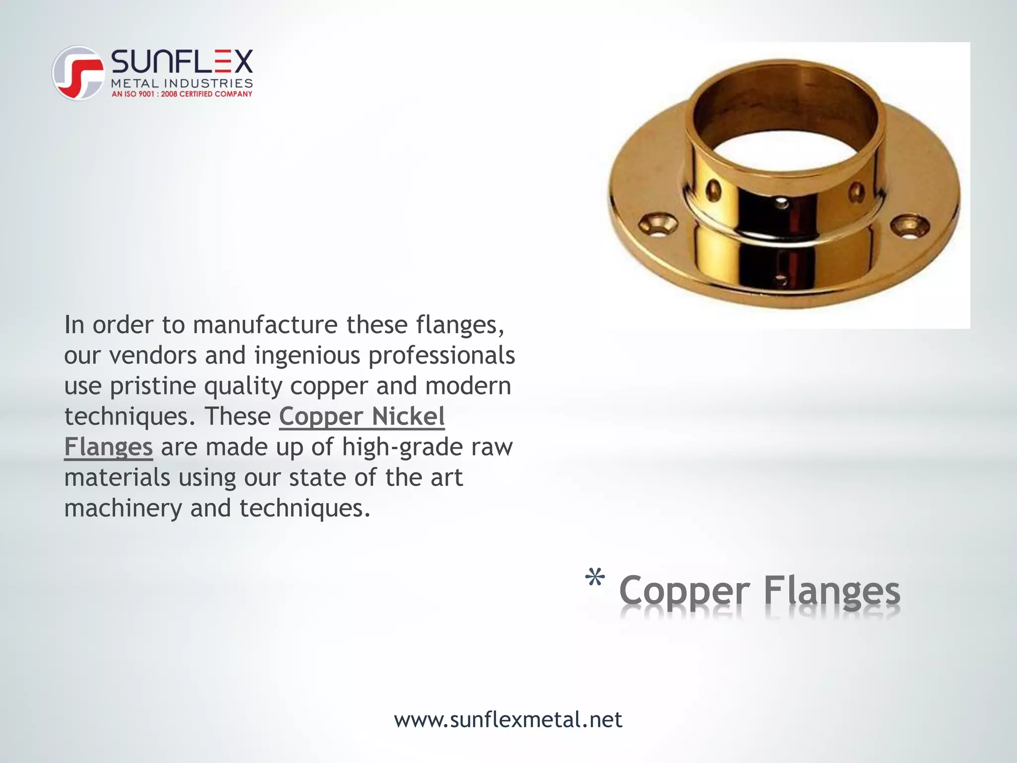 Types of cupro nickel flanges | PPT