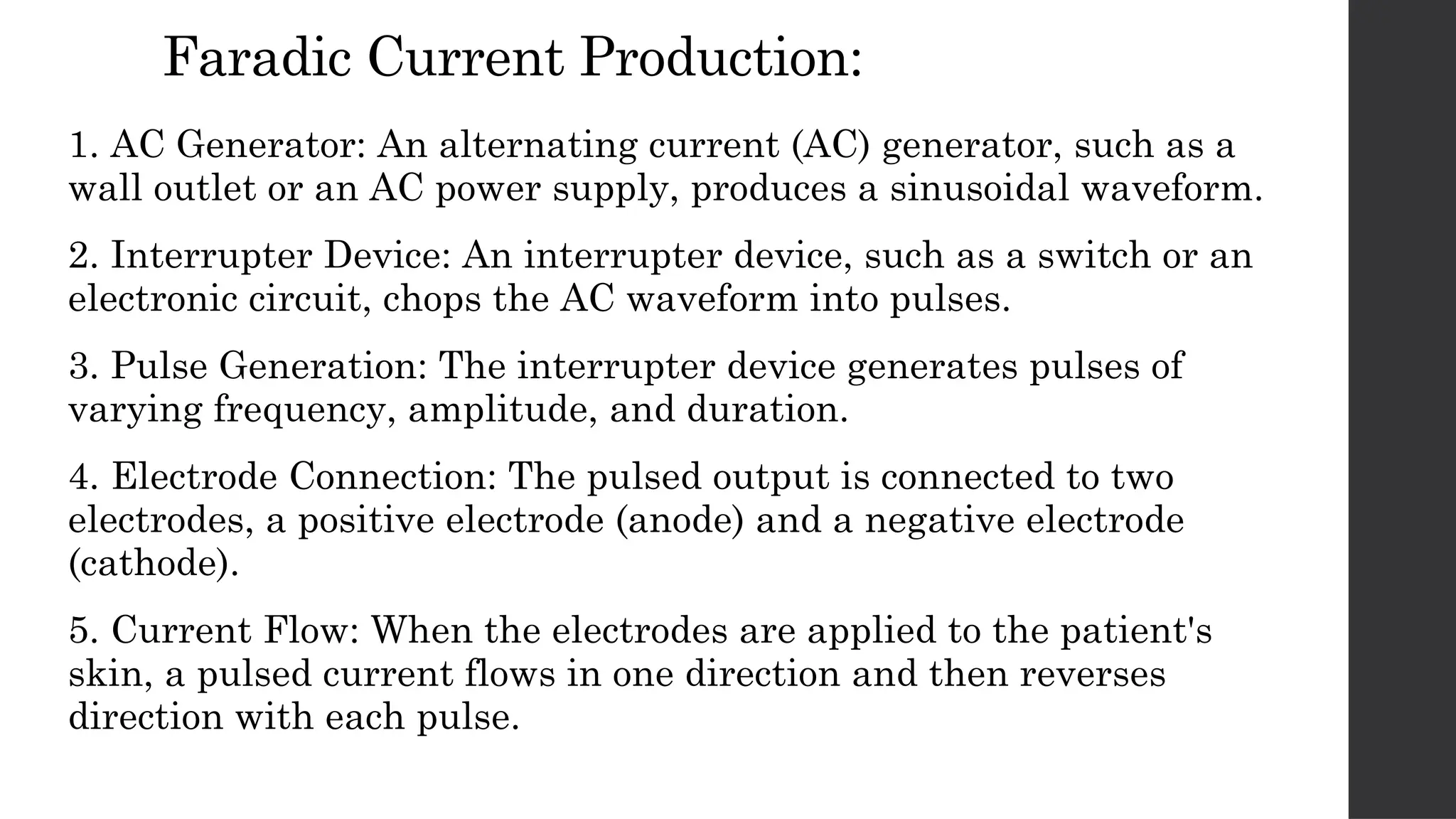 Types of currents (AC-DC currents) in electrotherapy.pptx