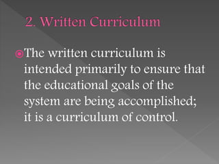 Types of curricula | PPTX