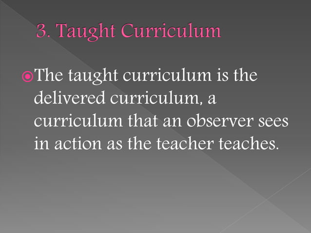 Types of curricula | PPTX