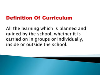 TYPES OF CURRICULUM | PPTX