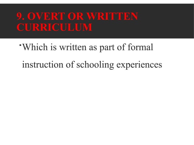TYPES OF CURRICULUM .pptx | Free Download
