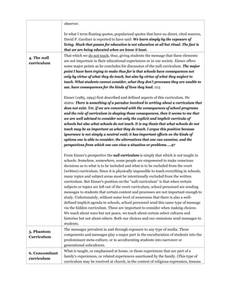 Types of curriculum . | PDF
