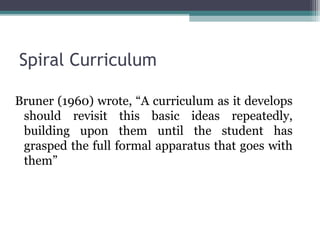 Types of curriculum lecture 4 | PPT