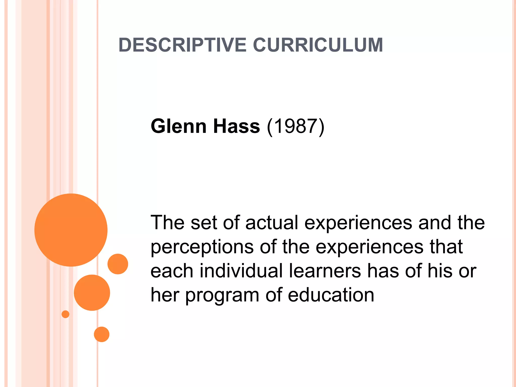Types of curriculum | PPTX