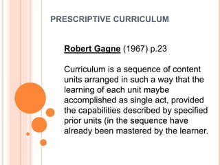 Types of curriculum | PPTX