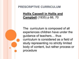 Types of curriculum | PPTX