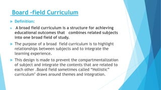Types of curriculum design (1) | PPTX