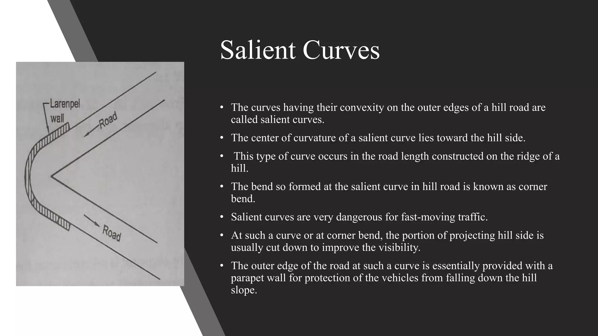 Types of curve in hill road | PPTX