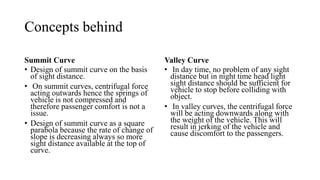 Types of curve in hill road | PPTX