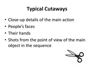 Types of cut aways | PPTX | Cameras and Camcorders | Consumer Electronics