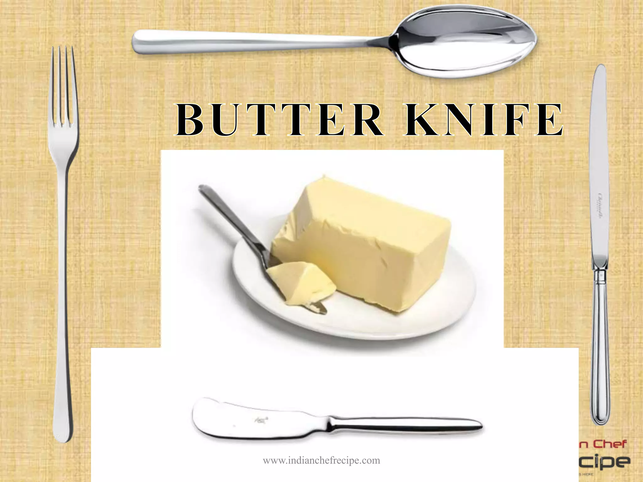 TYPES OF CUTLERY USED IN RESTAURENT | PPT
