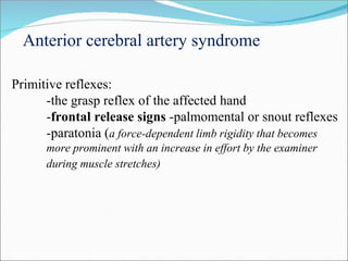 Types of cva and stroke syndromes | PPTX