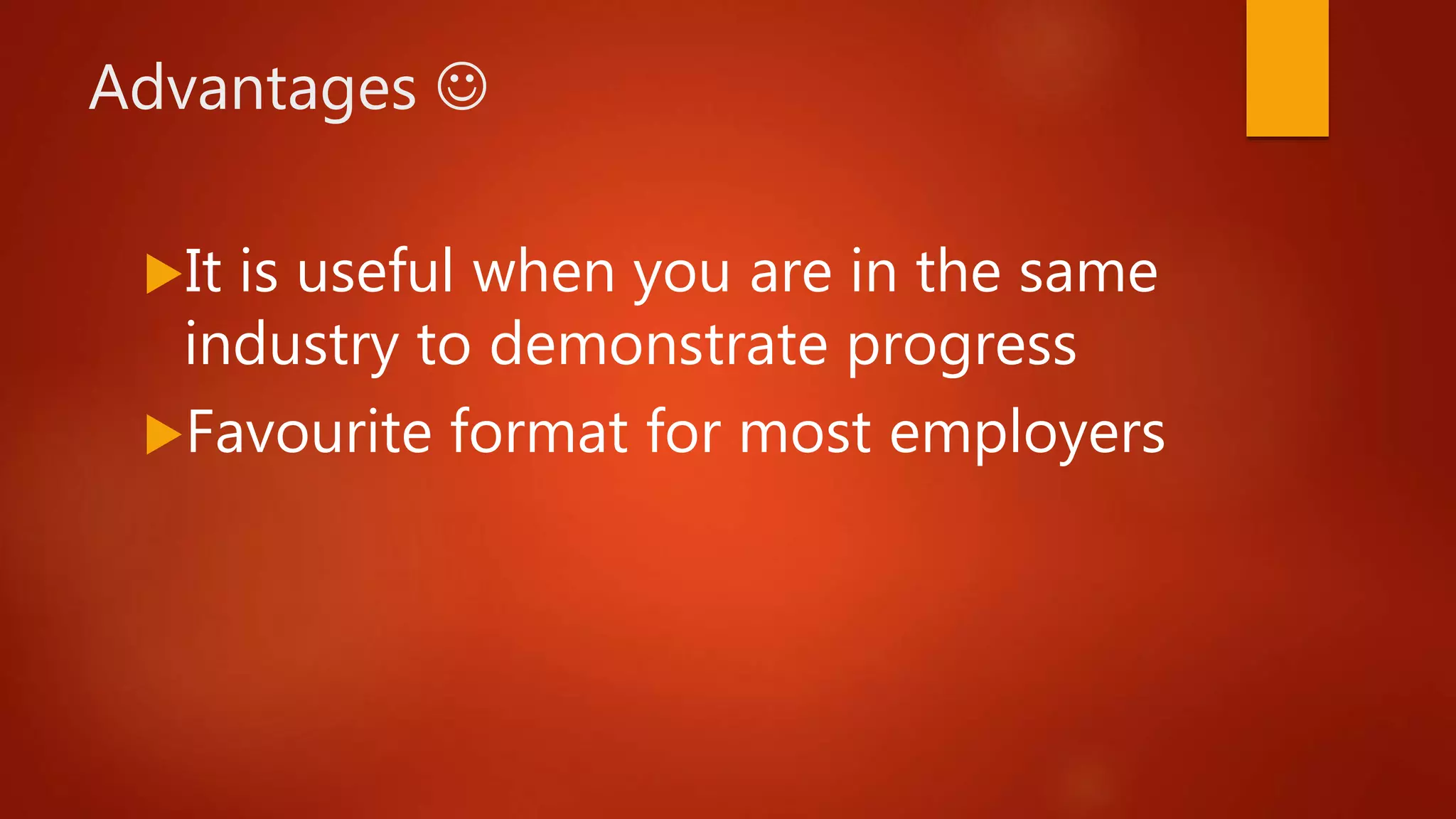 Types of cvs | PPTX | Resume Writing and Advice | Job Search