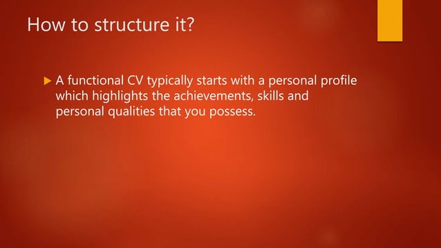 Types of cvs | PPTX | Resume Writing and Advice | Job Search