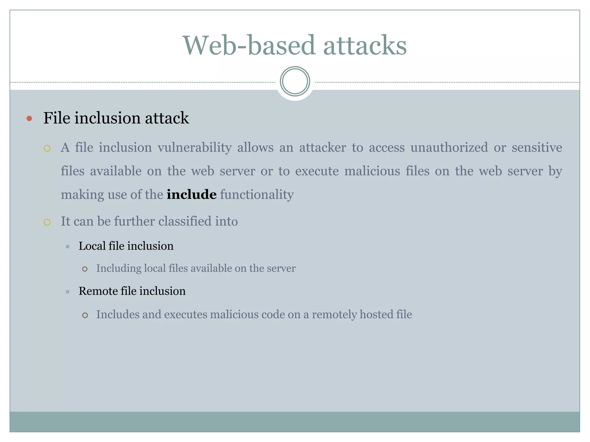 Types of cyber attacks | PPTX
