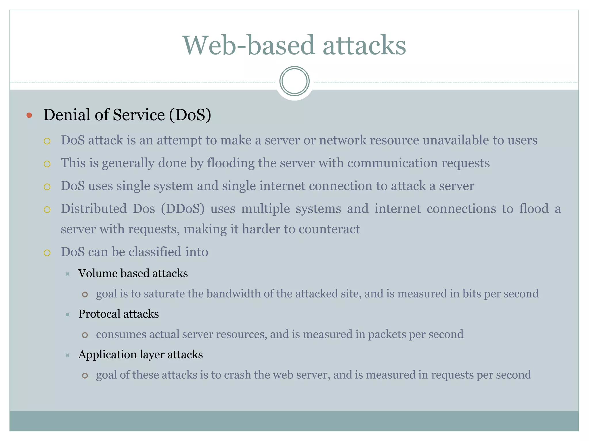 Types of cyber attacks | PPTX