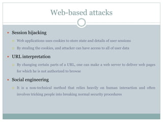 Types of cyber attacks | PPTX