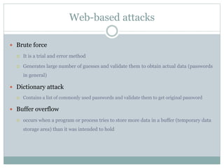 Types of cyber attacks | PPTX