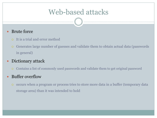Types of cyber attacks | PPT