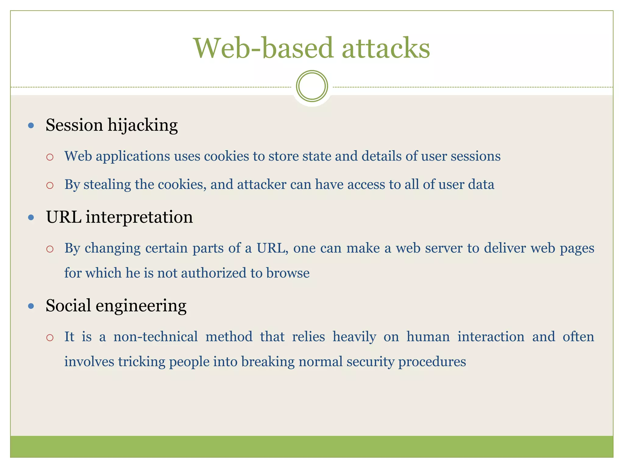 Types of Cyber Attacks | PPTX