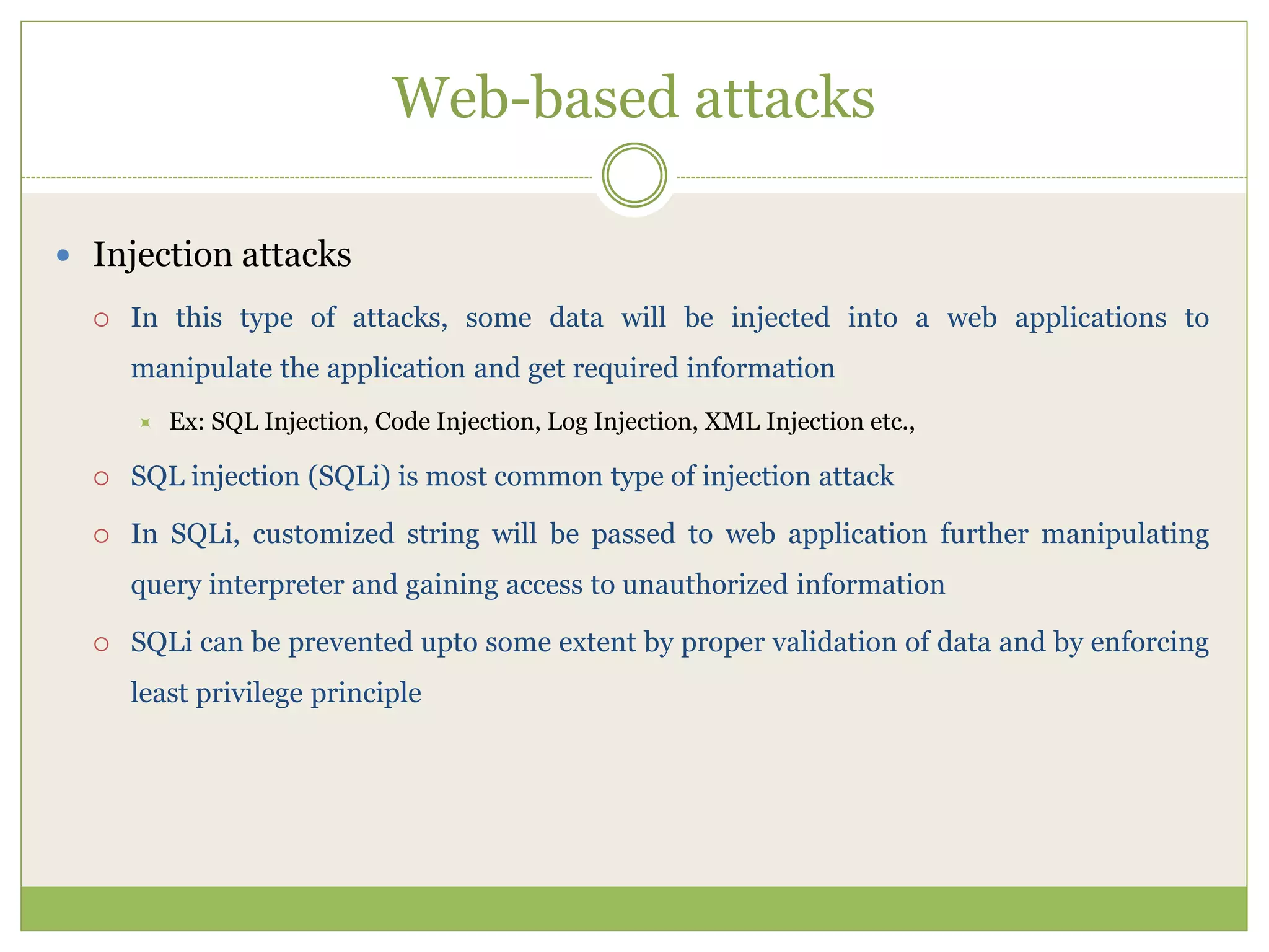 Types of Cyber Attacks | PPTX