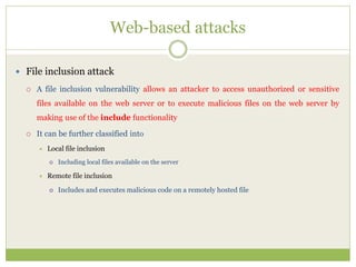 Types of Cyber Attacks | PPTX