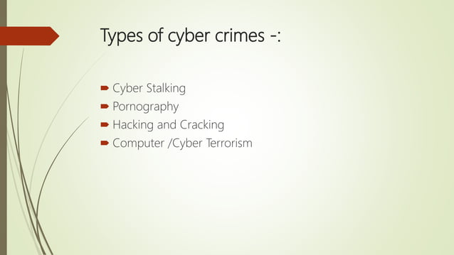 Types of Cyber Crimes | PPTX
