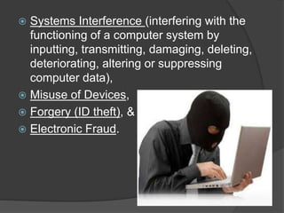 Types of Cyber Crimes and Security Threats | PPTX