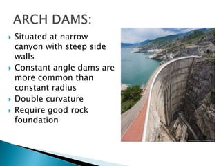 DAMS AND ITS TYPES | PPTX