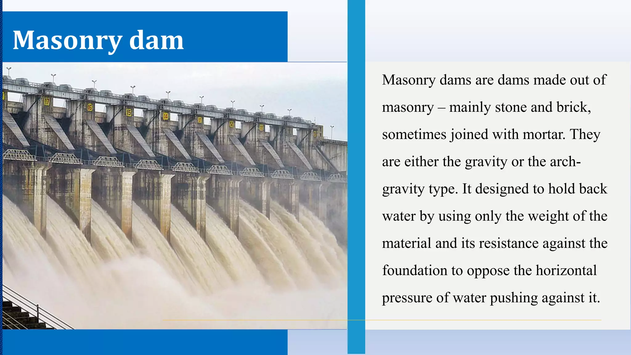 Types of dams | PPTX