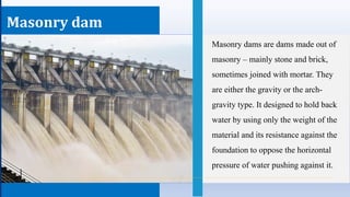 Types of dams | PPTX