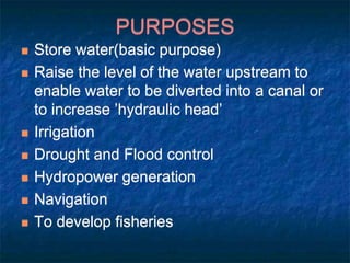 Types of dams | PPTX