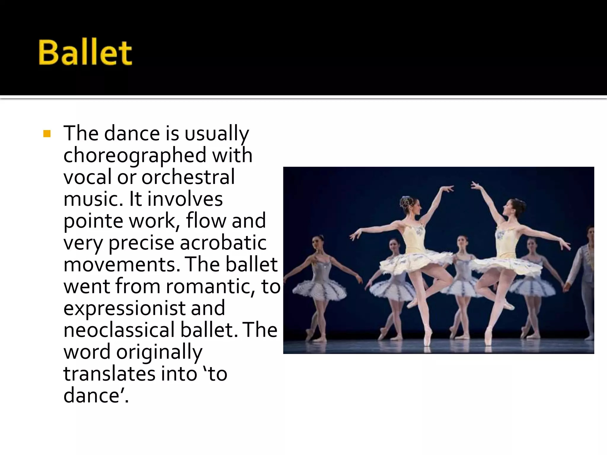 Types of dances! | PPTX