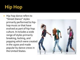 Types of dances! | PPTX