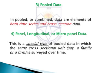 Types of data by kamran khan | PPTX