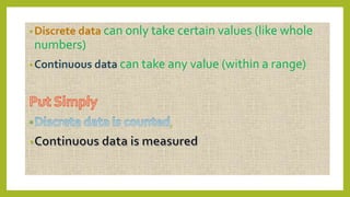 Types of data | PPTX