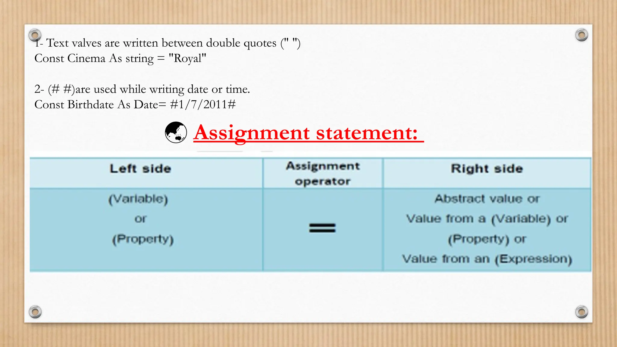 different data types used in programming VB .pptx