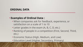 TYPES OF DATA.pptx- Bsc nursing 4th year- research and statistics | PPTX