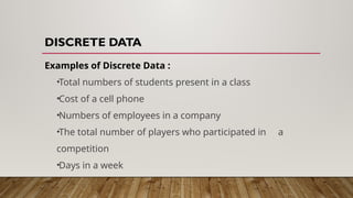 TYPES OF DATA.pptx- Bsc nursing 4th year- research and statistics | PPTX
