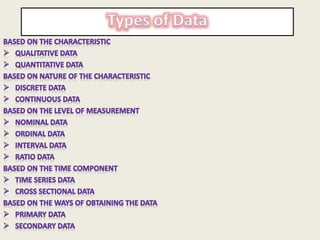 Types of data 3 | PPTX