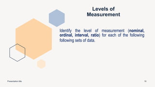 types of Data and levels of Measurement.pptx