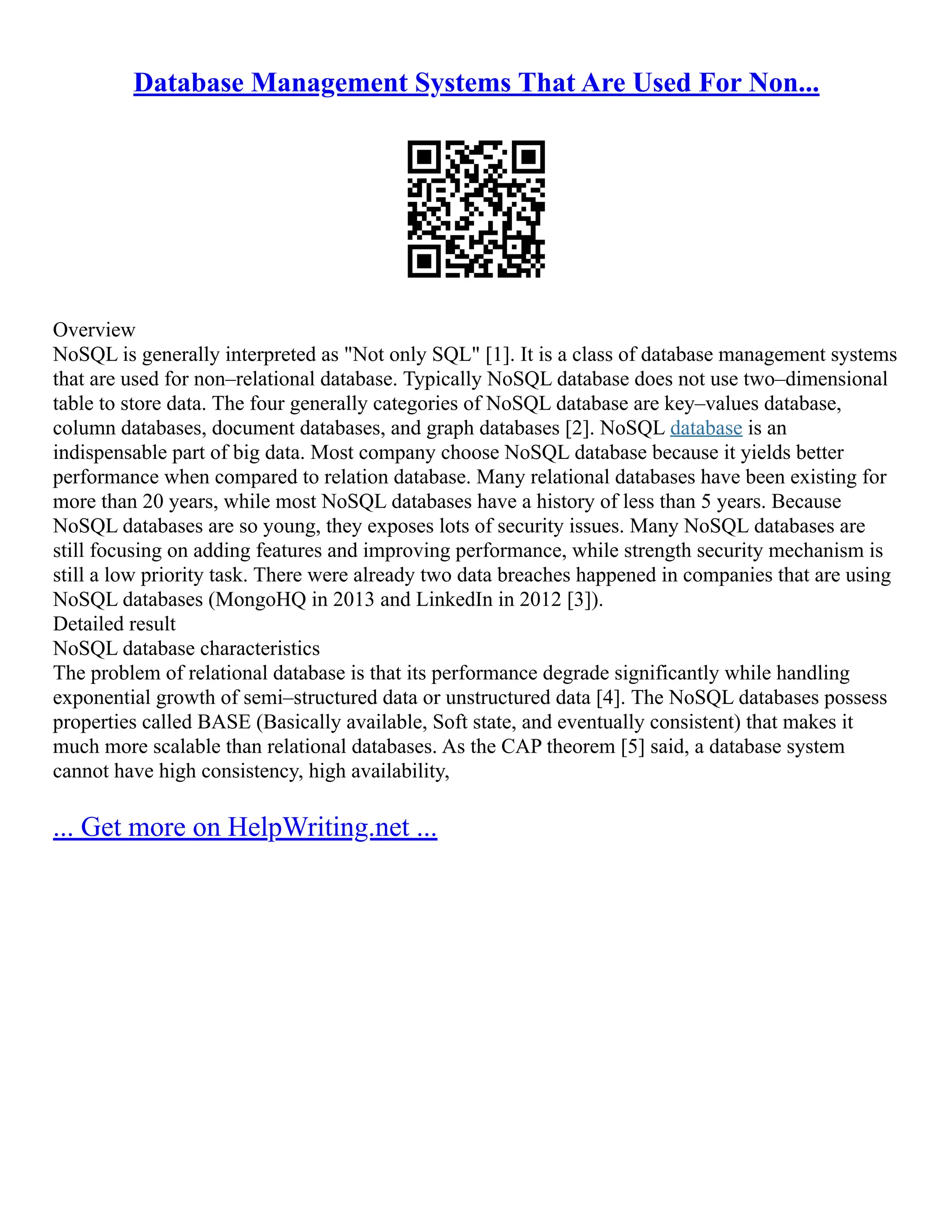 Types Of Database For Flat File Database | PDF