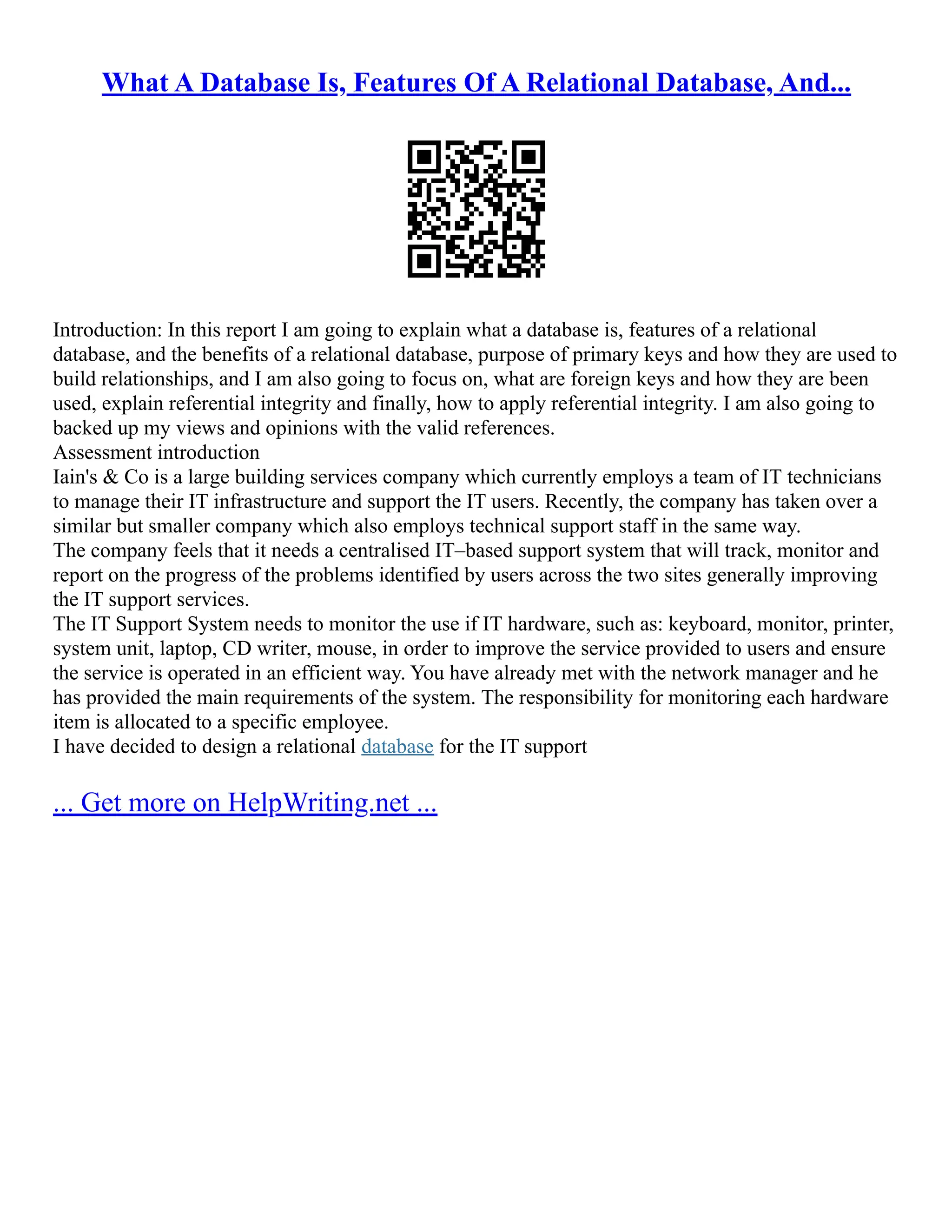 Types Of Database For Flat File Database Pdf