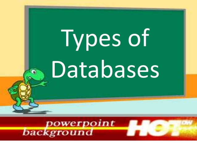 Types Of Databases Pptx Databases Computer Software And Applications