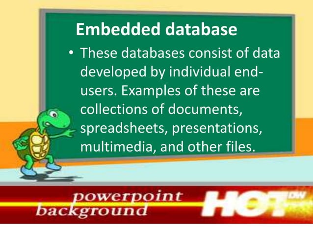 Types Of Databases Pptx Databases Computer Software And Applications