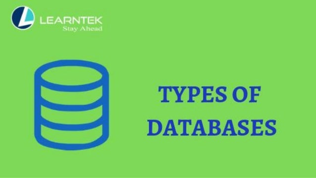 Types of data bases