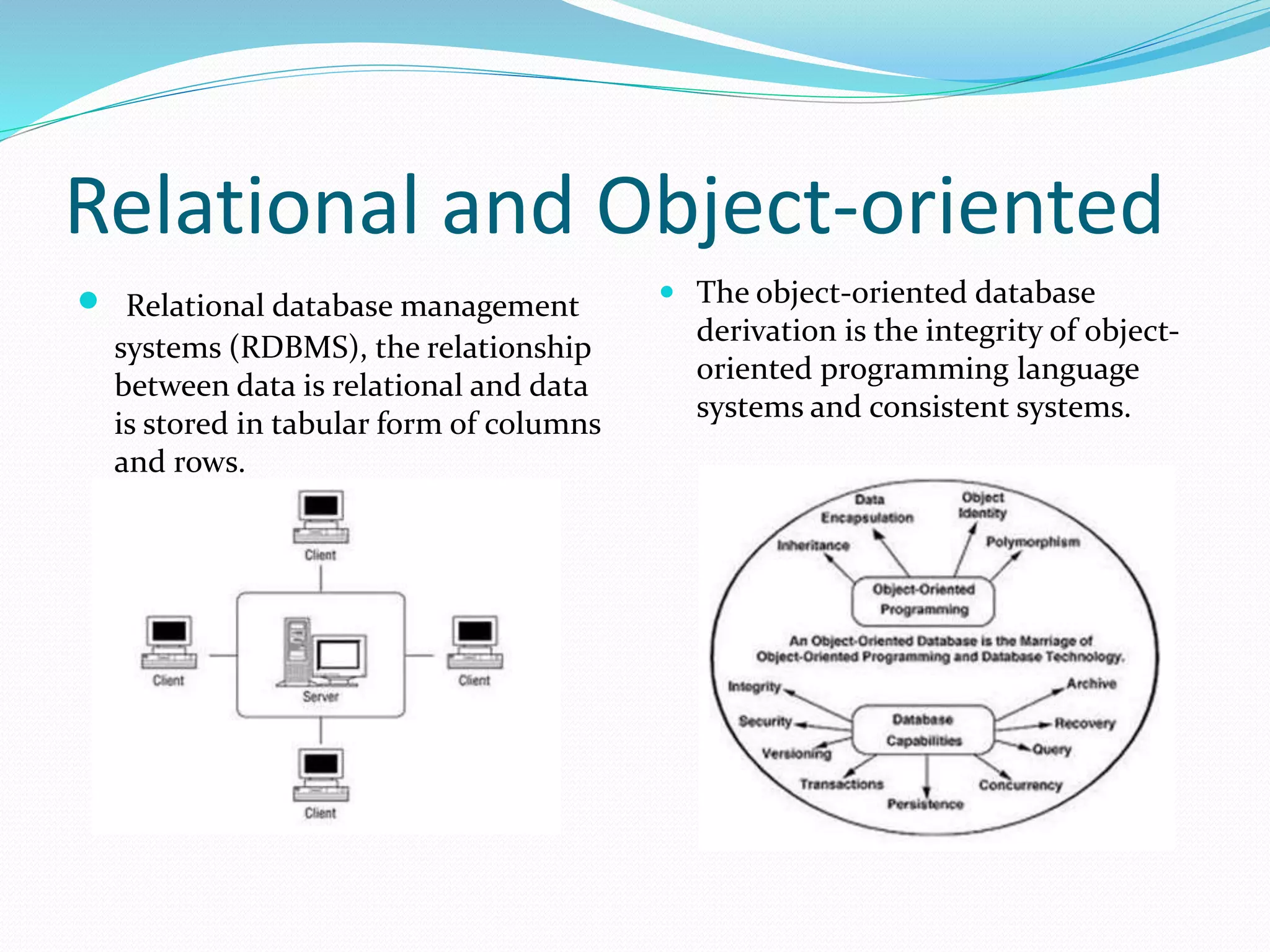 Types Of Databasespptx Databases Computer Software And Applications