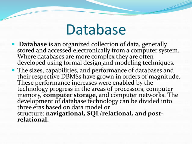 Types of Databases.pptx | Databases | Computer Software and Applications