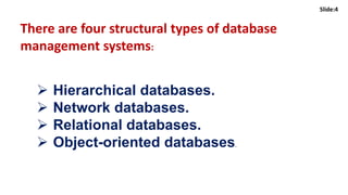 Types of databases | PPTX